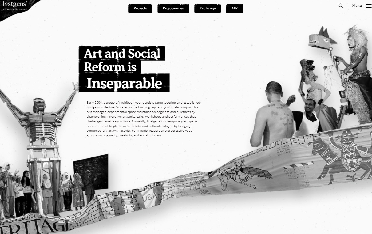 Lostgens' Contemporary art space • Art and Social Reform is Inseparable